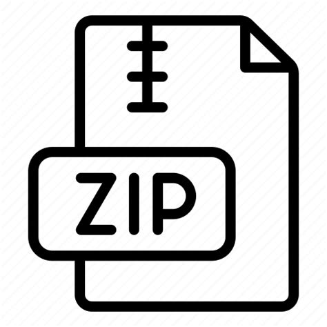 Zip File Folder Archive Format Storage Compress Icon Download