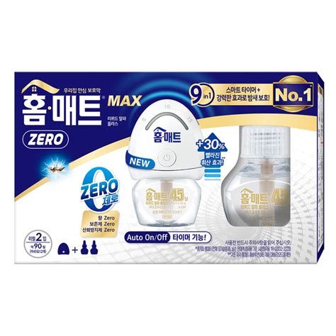 홈매트 맥스제로 리퀴드 훈증기 리필 2입 홈플러스