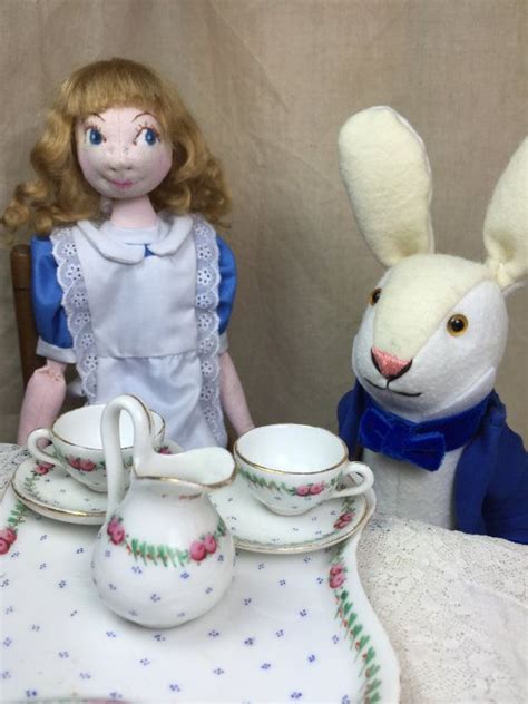 Alice In Wonderland Story Book Doll Ooak Art Doll Fully Articulated