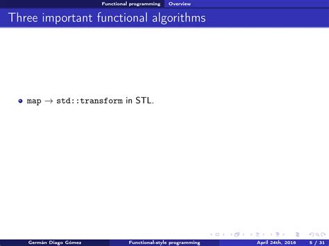 Functional Style Programming Ppt