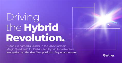 Nutanix Recognized As A Leader In The Gartner® Distributed Hybrid Infrastructure Magic Quadrant™