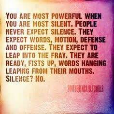 THe POwEr Of SiLeNcE