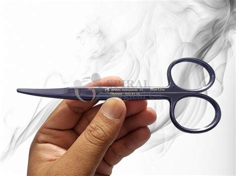 Mayo Operating Scissors Curved Titanium Blueline Online Shop
