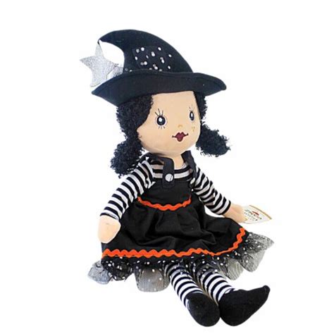 Ganz 1700 Matilda Witch Rag Doll Silver Star Halloween 1 Count
