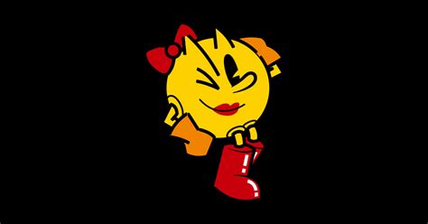 Ms Pacman Retro Ms Pacman Sticker Teepublic