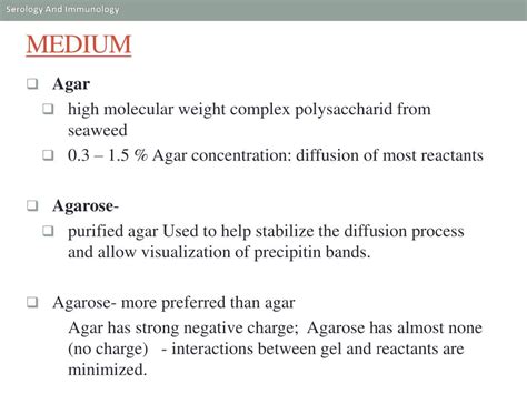 Ppt Immunodiffusion Techniques Powerpoint Presentation Free Download Id2160142