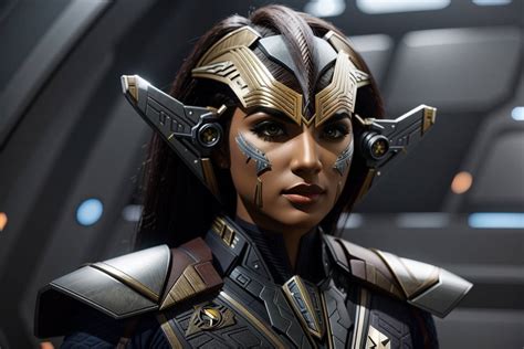 Absolute Reality V16 Star Trek Female Klingon Card By Catnadian On