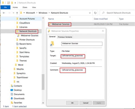 Windows 10 Network Shortcut Taking Up Space On C Drive Page 2 Windows 10 Forums