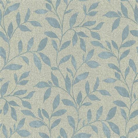 Galerie Utopia Tree Leaf Blue Wallpaper G68030 Robert Dyas