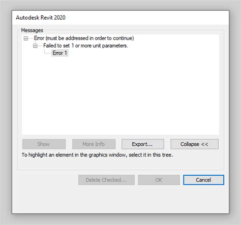 Bim Interoperability Tool Error Autodesk Community