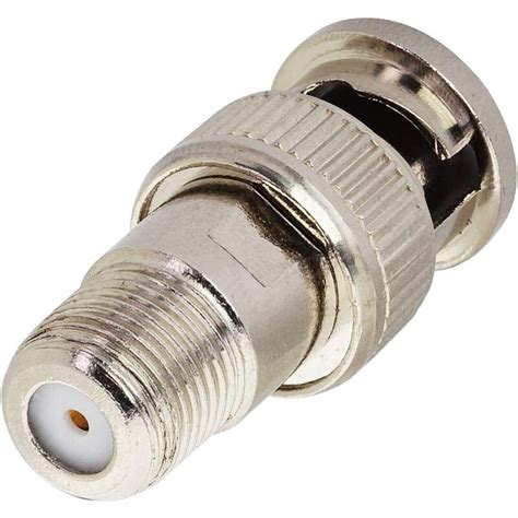 Male BNC To RCA Connector Adapter Plug L C Sawh Enterprises Ltd