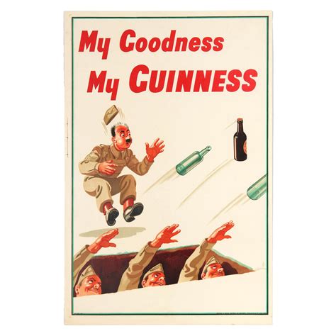 Rare Original Vintage My Goodness My Guinness Poster By John Gilroy