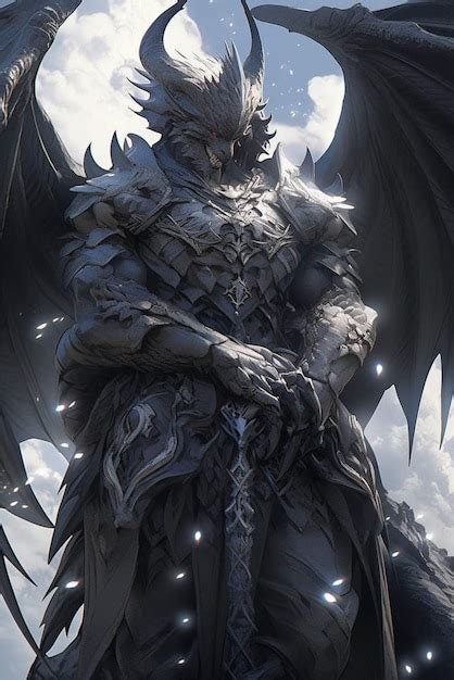 Premium Ai Image Gargoyle Demon Lord A Photo