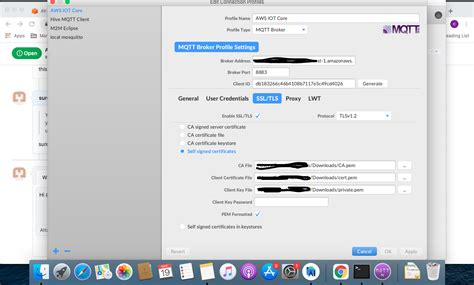 Aws Iot Core Giving Handshakeexception Connection Terminated During Handshake · Issue 260