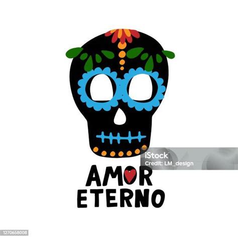 스페인 번역 영원한 사랑 설탕 두개골아모르 에테르노 문구 디아 드 로스 무에르토스 인용 죽은 자의 행복한 날 모든 영혼의 날 멕시코 여행 축제 가족 휴가 기억 만성절에 대한