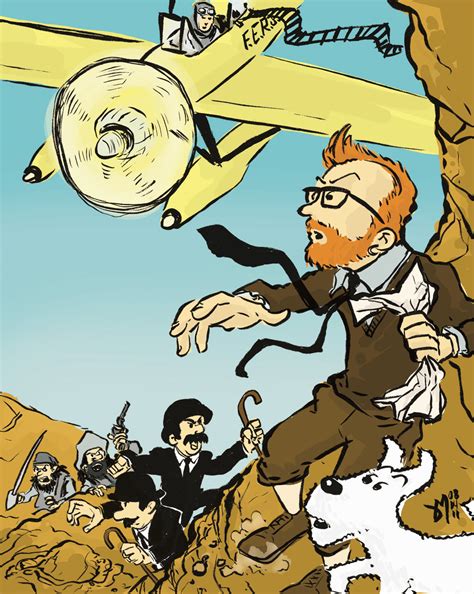 Red Rocket Comics Me As Tin Tin