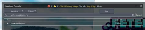Untracked Memory Scripting Support Developer Forum Roblox