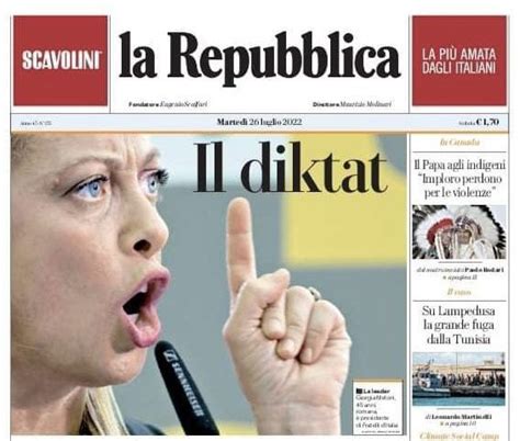 Fratelli D Italia On Twitter RT DSantanche Da Giorni Repubblica