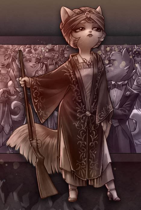 Mitzy Lackadaisy Dress Anime Character Drawing Black Anime Characters Character Design