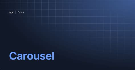 Carousel Docs
