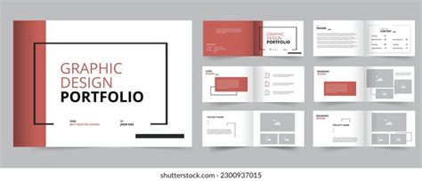 1 904 Graphic Designer Portfolio Template Stock Vectors And Vector Art