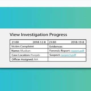 Shows Signup Dialog Box Also The Investigating Officers Can Add The Download Scientific