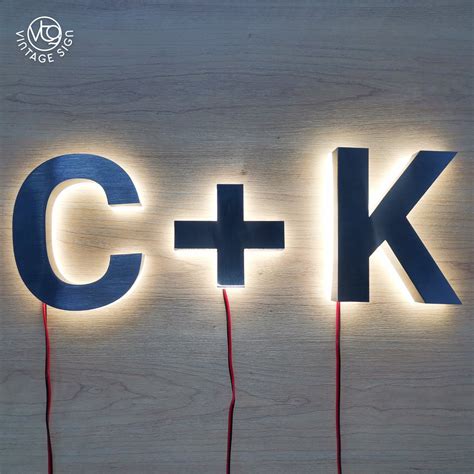 3d Acrylic Letter Epoxy Resin Electronic Signs Led Backlit Back Lit