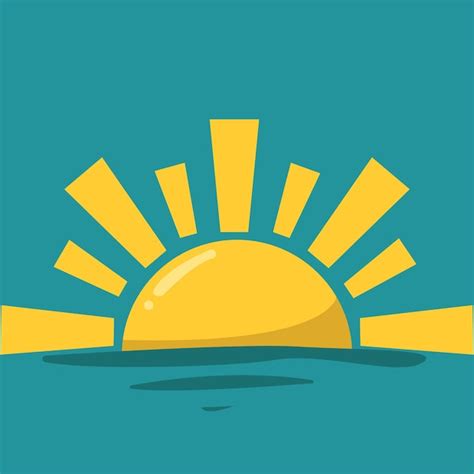 Ilustração Do Sol Vetor Premium