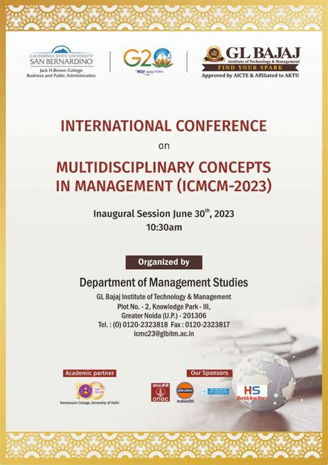 Sudhanshu Ranjan On Linkedin Management Technology Conference Internationalconference