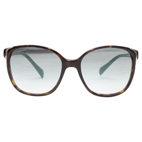 Prada Tortoiseshell And Teal Acetate Sunglasses For Sale At 1stdibs