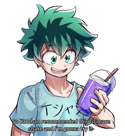 Fanart Bro Had The Grimace Shake My Hero Academia Amino