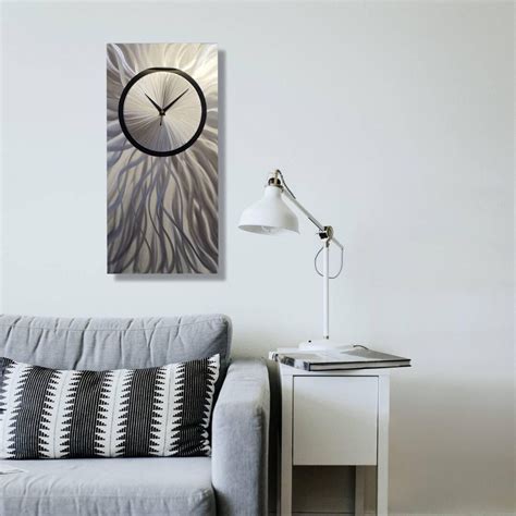 Rectangular Clock Large Clock Modern Art Unusual Wall Clock Unique