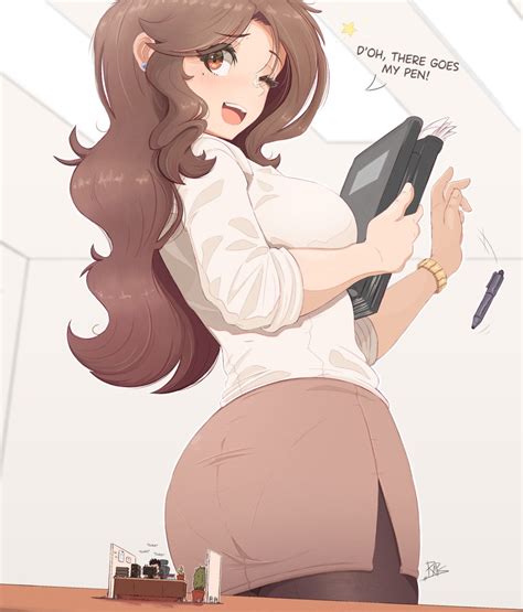 Holding Notepad Art Danbooru