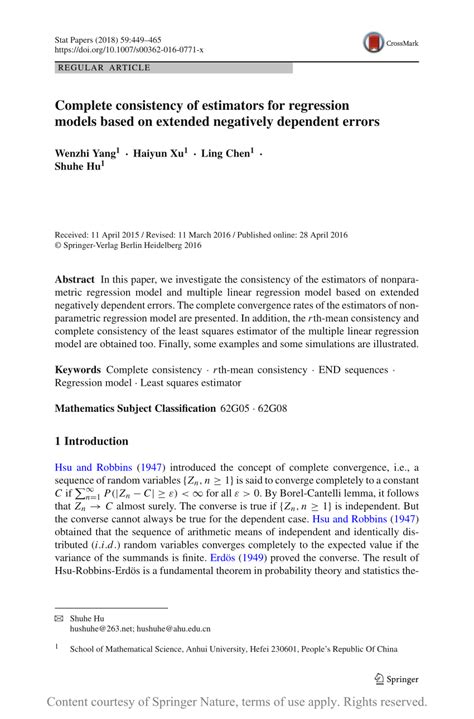 Complete Consistency Of Estimators For Regression Models Based On