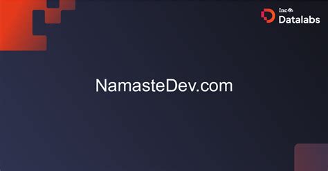 Namastedev Com An Edtech Bootstrapped Company Based Out Of Dehradun