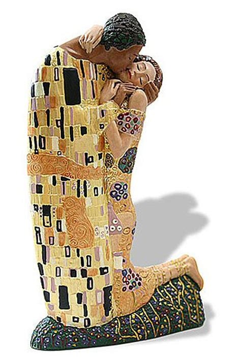 Miniature The Kiss Statue By Gustav Klimt Museum Art Reproduction