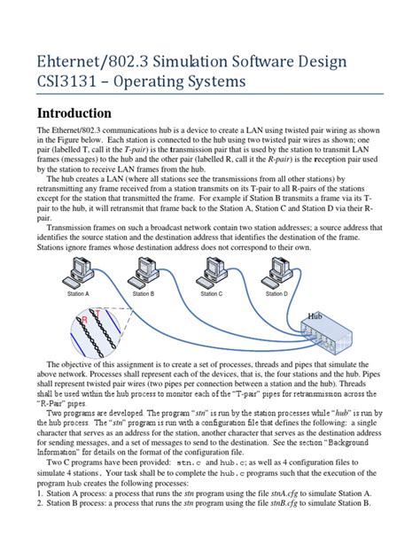 Ehternet8023 Simulation Software Design Csi3131 Operating Systems Pdf Ethernet Command Ehternet8023 Simulation Software Design Csi3131 Operating Systems Pdf Ethernet Command