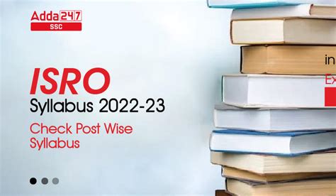 ISRO Exam Syllabus And Exam Pattern 2023 Exam Schedule Job Carnival