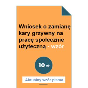 Wniosek O Rozłożenie Grzywny Na Raty Wzór POBIERZ