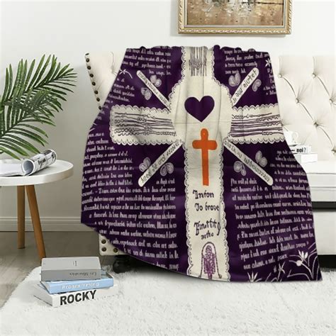 ARISTURING Christian Gifts For Women And Men Bible Verse Throw Blanket