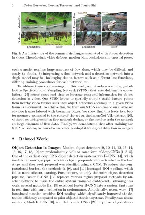 Object Detection In Video With Spatiotemporal Sampling Networks Deepai