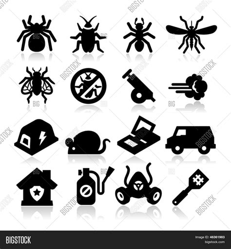 Exterminator Icons Vector And Photo Free Trial Bigstock