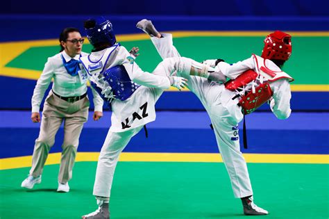 （成都大运会）跆拳道女子46kg：哈萨克斯坦选手夺金