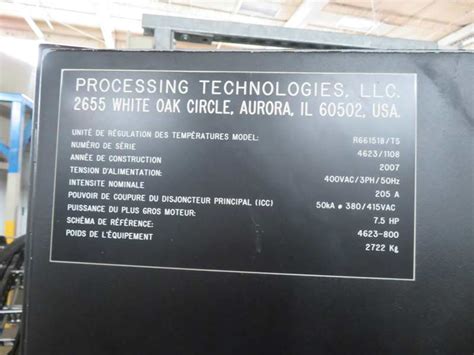 Used Pti 3 Roll Downstack Wcooling System Blades Machinery