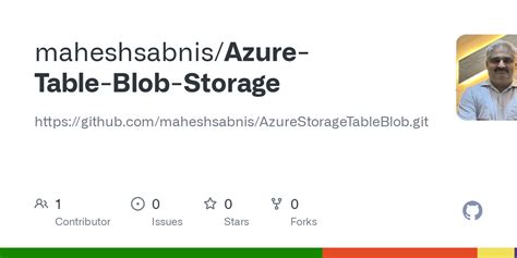 Github Maheshsabnisazure Table Blob Storage