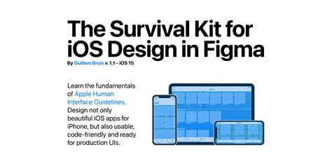 The Survival Kit For Ios Design In Figma Ios 15 Figma