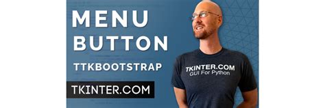 Menu Buttons With Ttkbootstrap Tkinter Ttkbootstrap 10