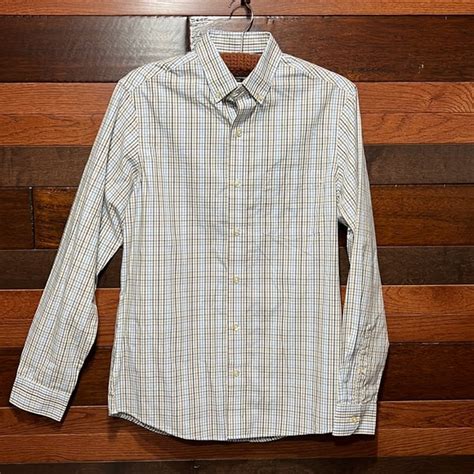 Van Heusen Shirts Van Heusen Mens Slim Fit Long Sleeve Plaid Button
