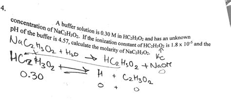 Solved A Buffer Solution Is Min HC H O And Has An Chegg