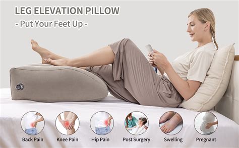 Leg Elevation Pillow Inflatable Wedge Pillow SAHEYER Comfort Bed